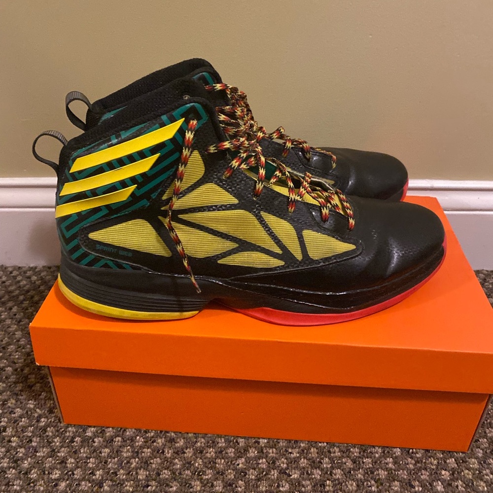 Adidas Sprint Web Basketball Shoes (Mens) - Gem